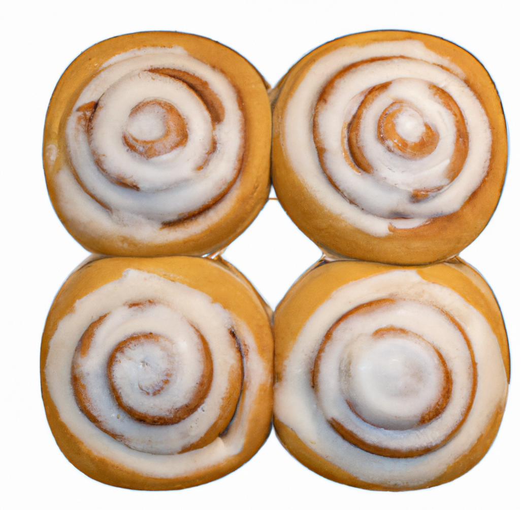 4 Cinnamon Rolls